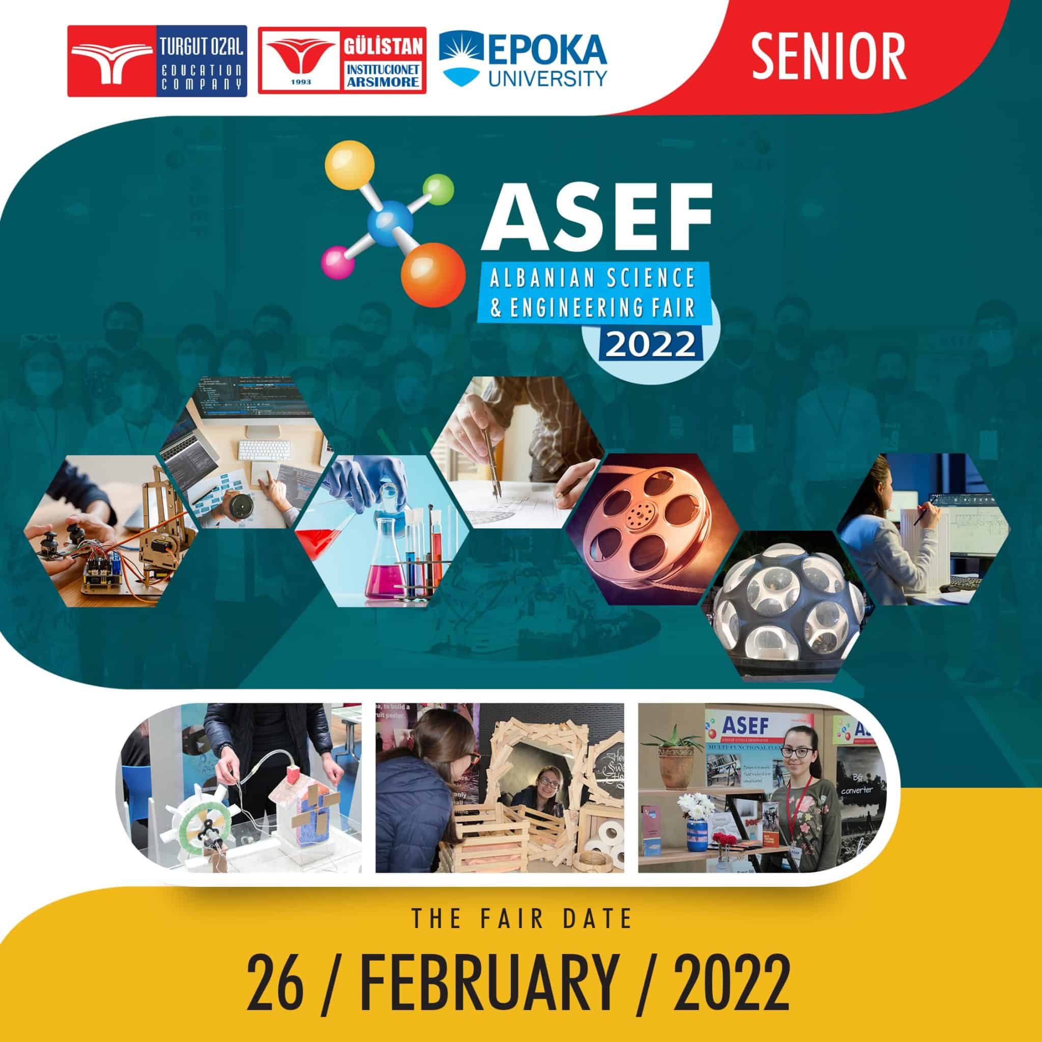 ASEF- Albanian Science & Engineering Fair – Turgut Ozal Education sh.a